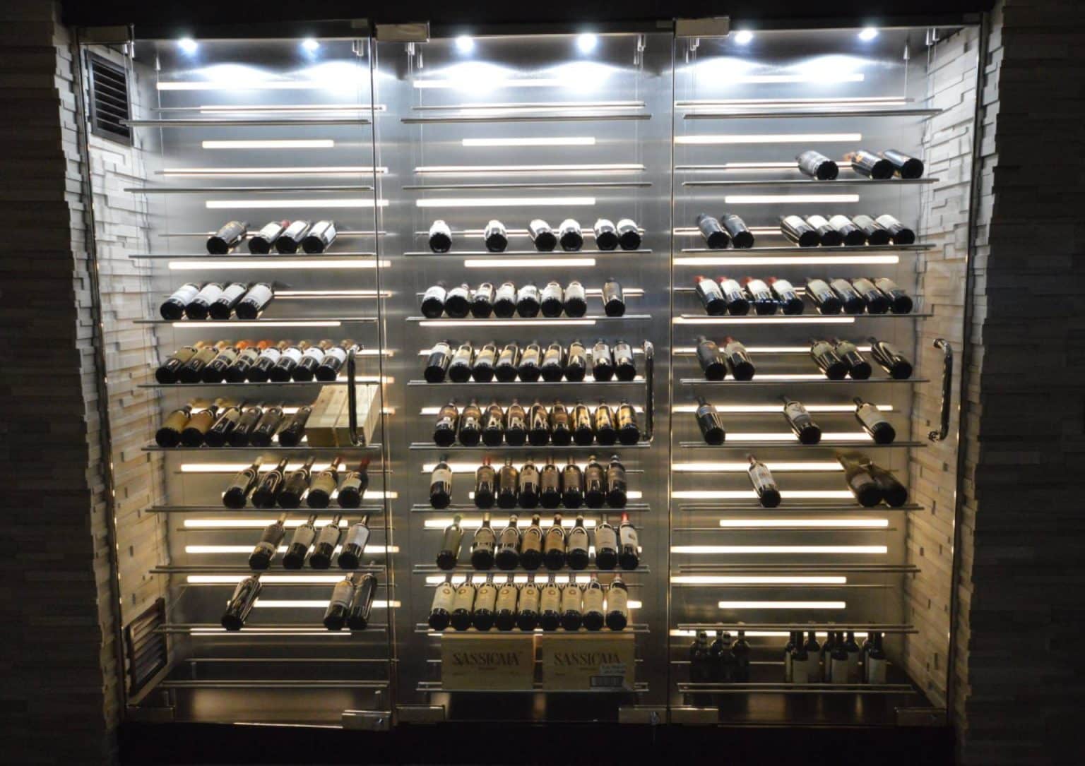 Floating Wine Racks and Wine Rooms - Genuwine Cellars