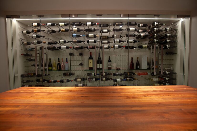 Modern Wine Walls - Custom Glass Wine Wall Design | Genuwine