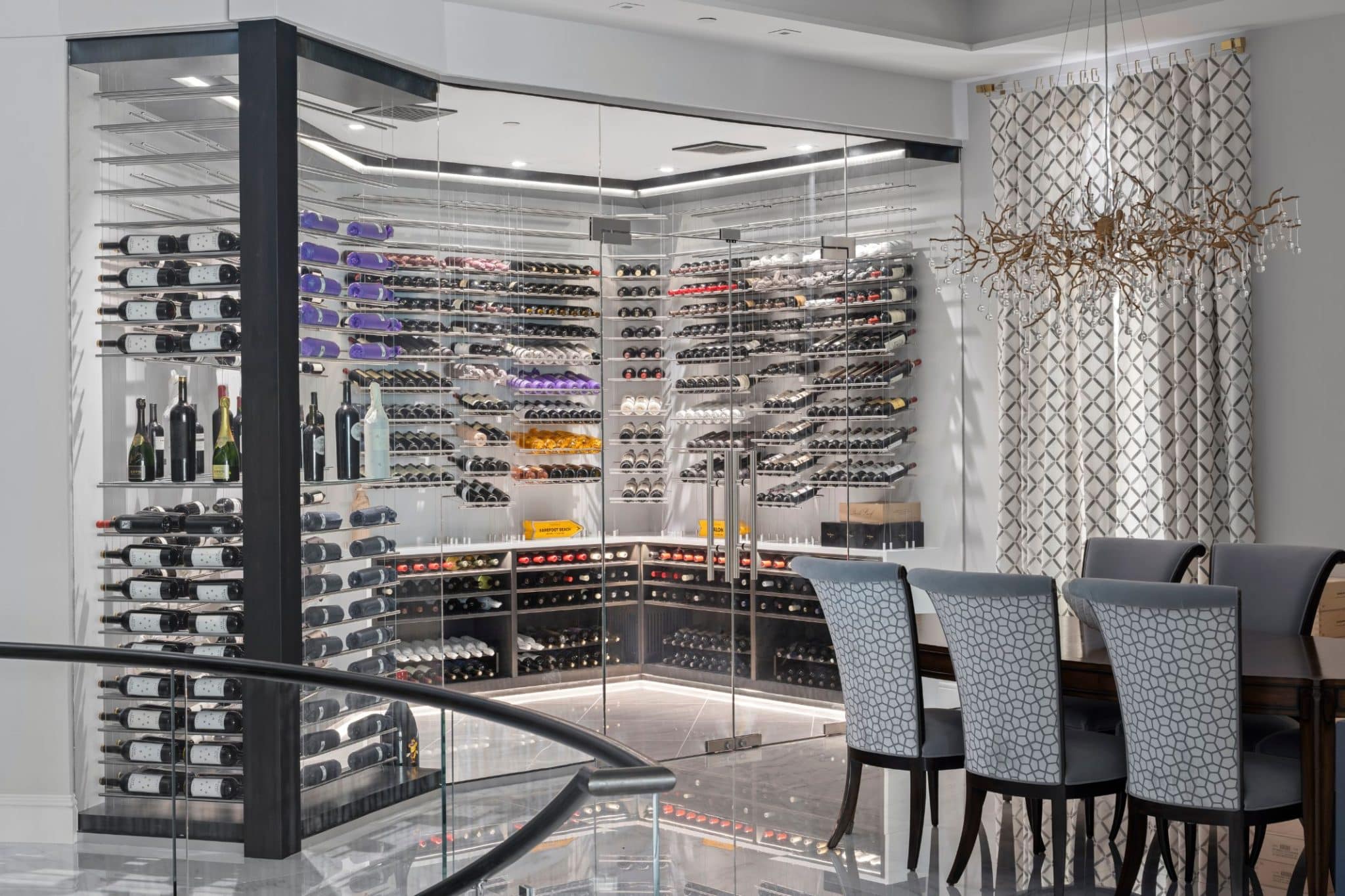 Floating Wine Racks and Wine Rooms - Genuwine Cellars